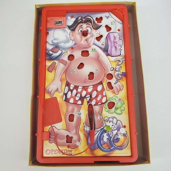Hasbro | Toys | Hasbro Operation Board Game Silly Skill Game | Poshmark